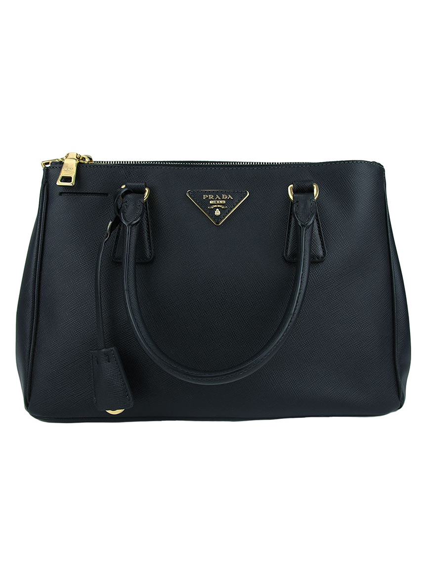 Bolsa Prada Mini Saffiano Preta Original - BFW3 | Etiqueta Única